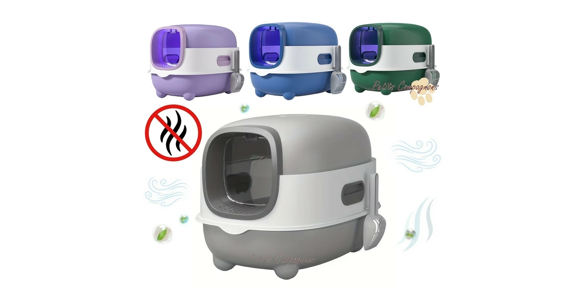 Maison de toilette désodorisante pour chats - Petits Compagnons