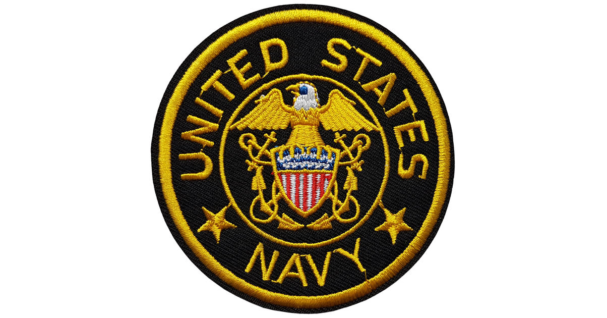 Patch Thermocollant United States Navy - Patchs (Écussons) - Cameleon ...