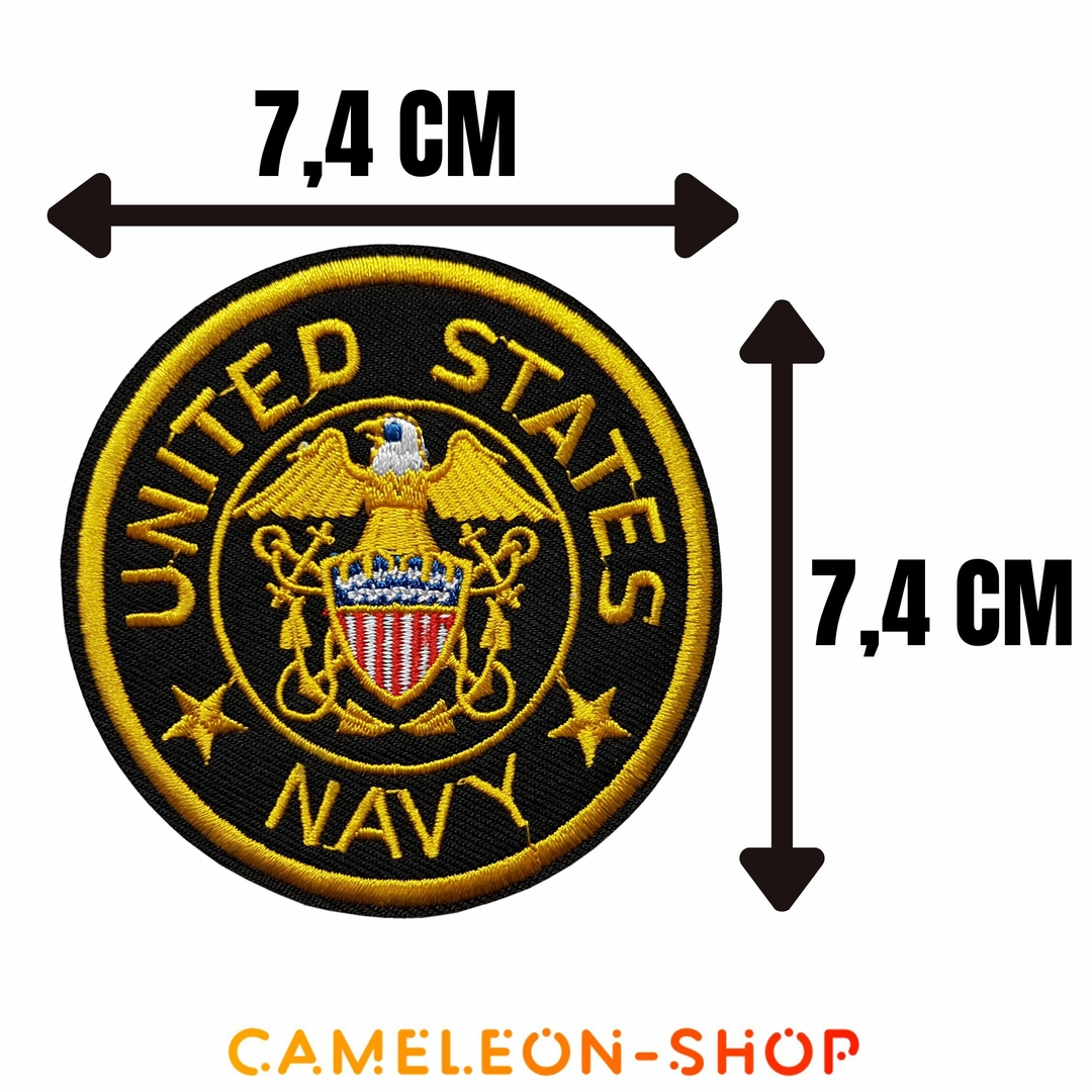 Patch Thermocollant United States Navy - Patchs (Écussons) - Cameleon ...