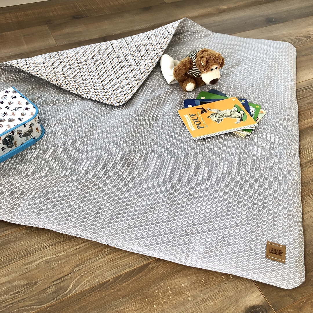 Tapis de jeux, de parc, de tipi, courtepointe enfant - Créations sur ...