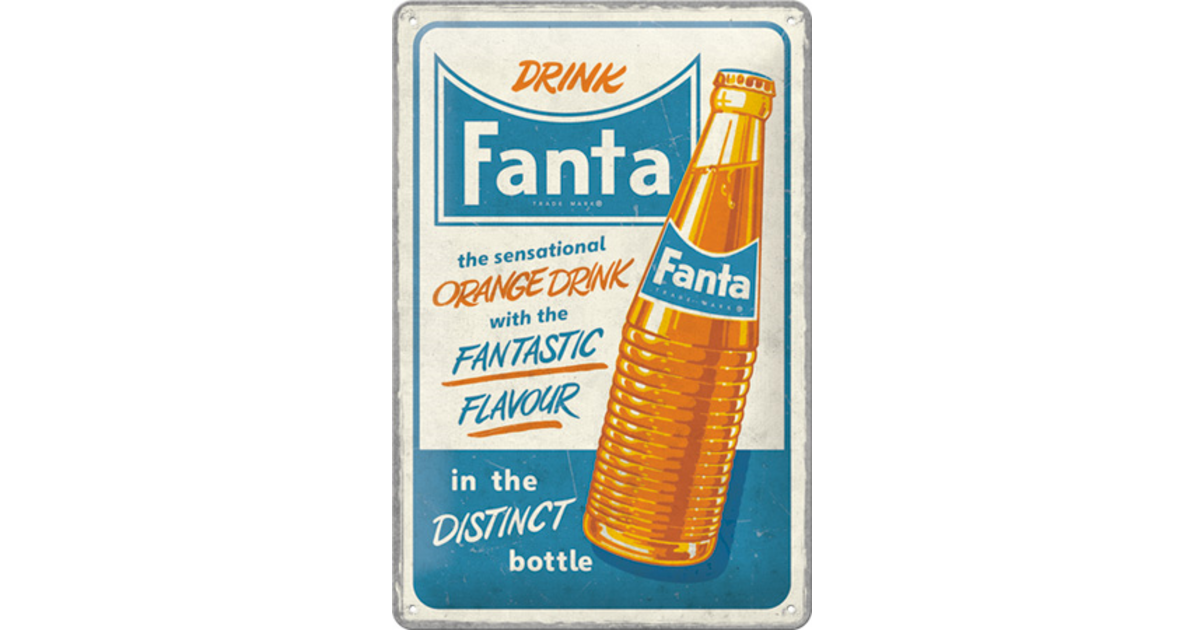 Plaque publicitaire Fanta 20x30 - Plaques/Autres thèmes - Donut and pin-up