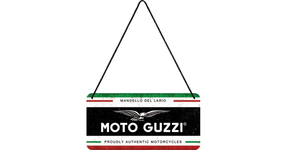 Plaque Motoguzzi 20x10 - Plaques/A suspendre - Donut and pin-up