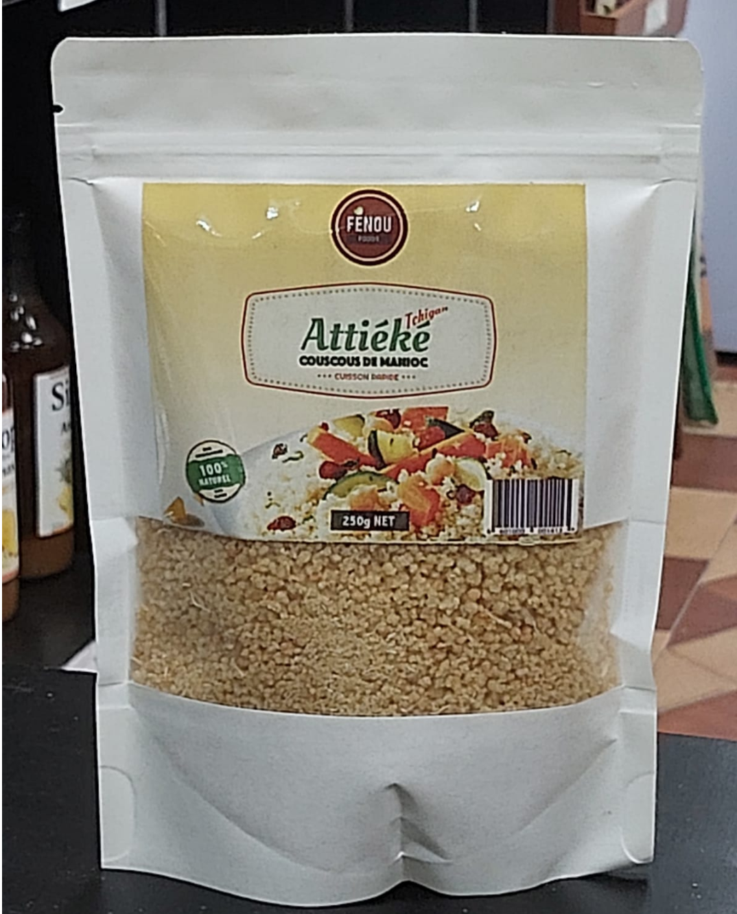 Attiéké 500g - Féculents/Manioc - les jardins d'afrik