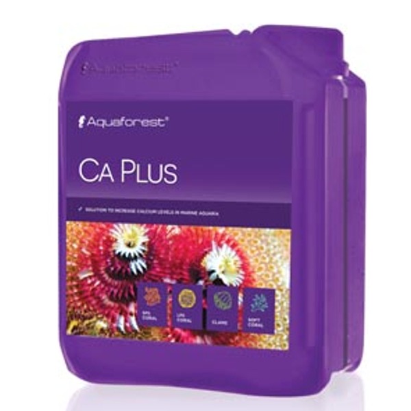 AQUAFOREST Ca Plus 2 L augmente rapidement la concentration de Calcium en aquarium d'eau de mer ...