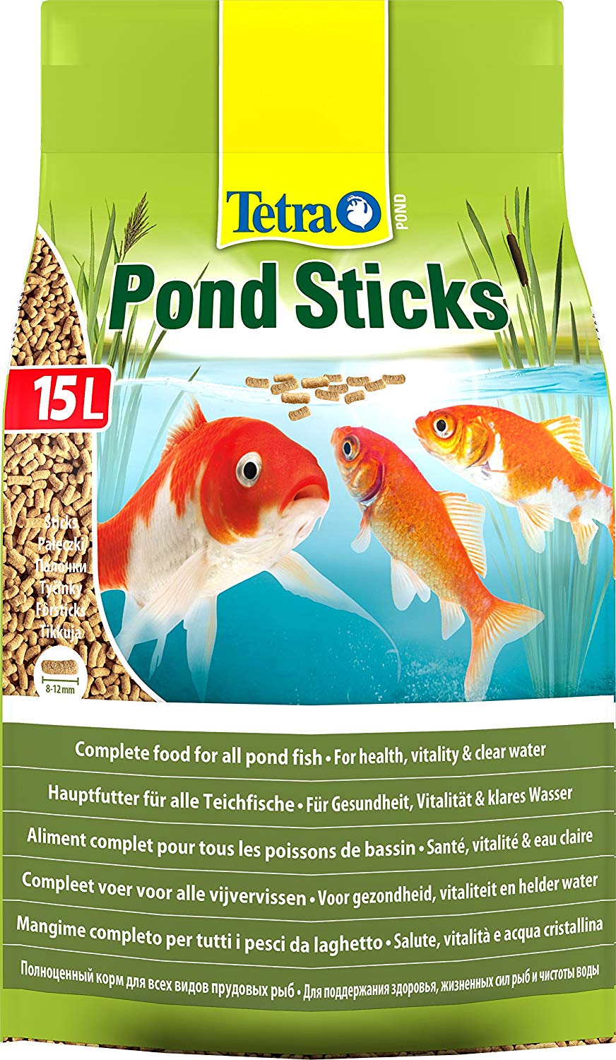 TETRA Pond Sticks 15L aliment complet en sticks pour tous poissons de ...