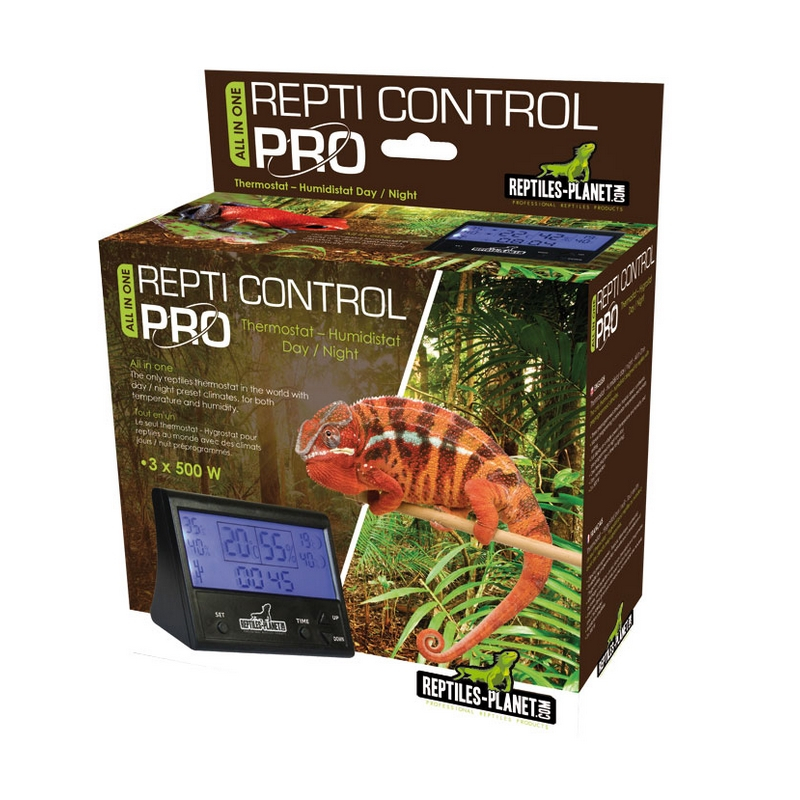 REPTILES PLANET Repti Control Pro thermostat numérique 3 prises pour terrarium - Matériel pour ...