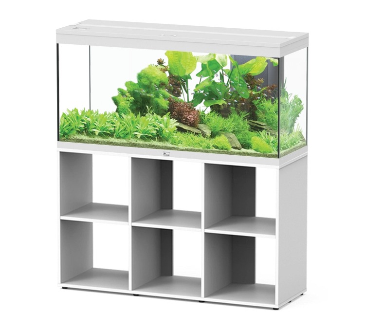 AQUATLANTIS Splendid Ultra 120 x 40 x 61 cm Blanc 293 L aquarium équipé ...