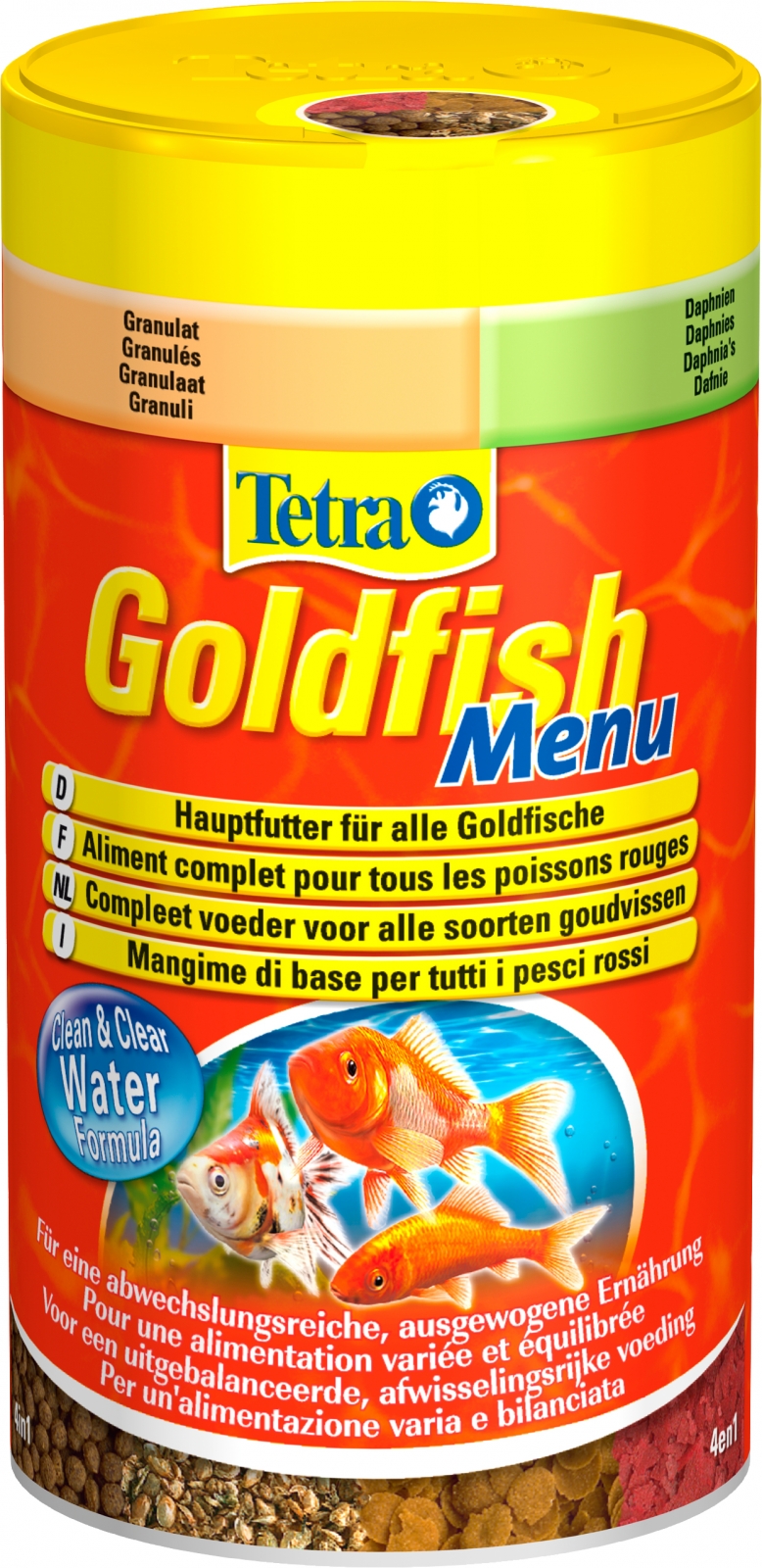TETRA GoldFish Menu 250 ml assortiment de 4 aliments complets 4 en 1 ...