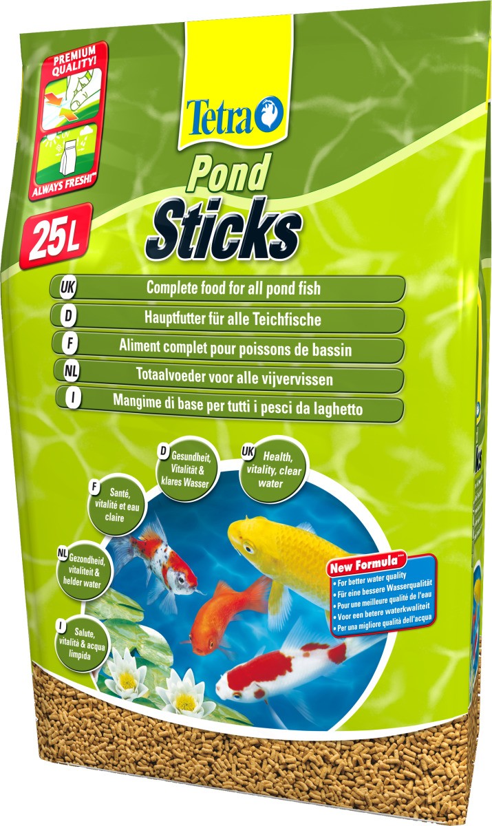 TETRA Pond Sticks 25L aliment complet en sticks pour tous poissons de ...