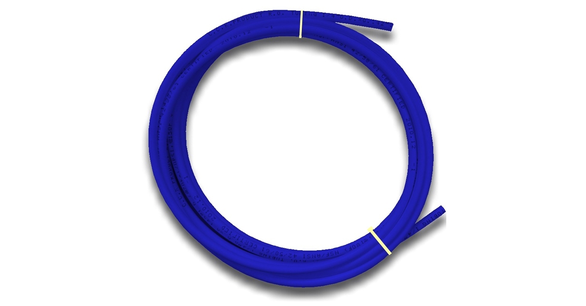 Tubing Bleu pour osmoseur longueur 5 m, taille 1/4 pouce soit un ...