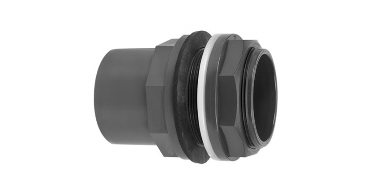 VDL Passe paroi PVC pour tubes 75 ou 90 mm et 75 mm ou raccord 3" en ...