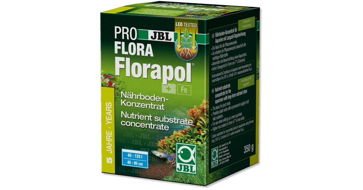 JBL Florapol 350 gr. engrais de sol longue durée pour aquariums d'eau ...