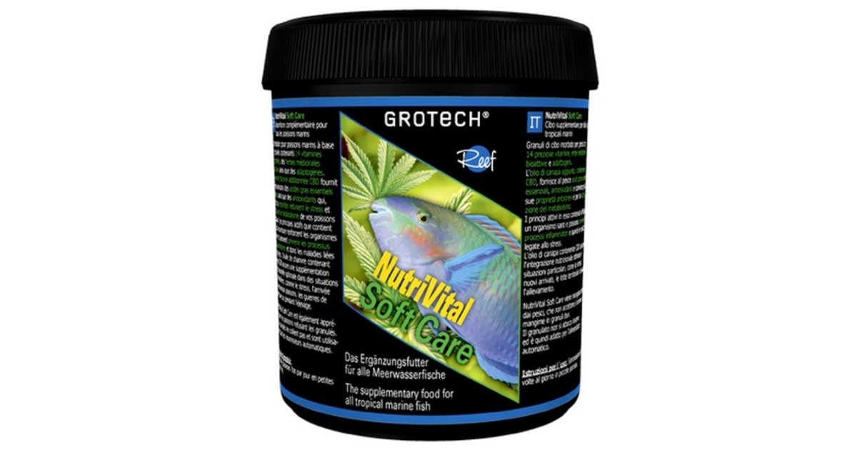 GROTECH NutriVital Soft Care 1,4 à 2,2 mm 600 gr nourriture en granulés ...