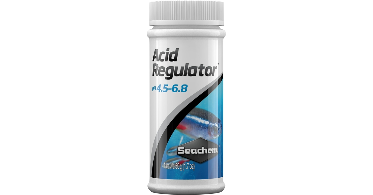 SEACHEM Acid Regulator 50 gr. ajuste le pH dans la plage acide 4,5 à 6 ...