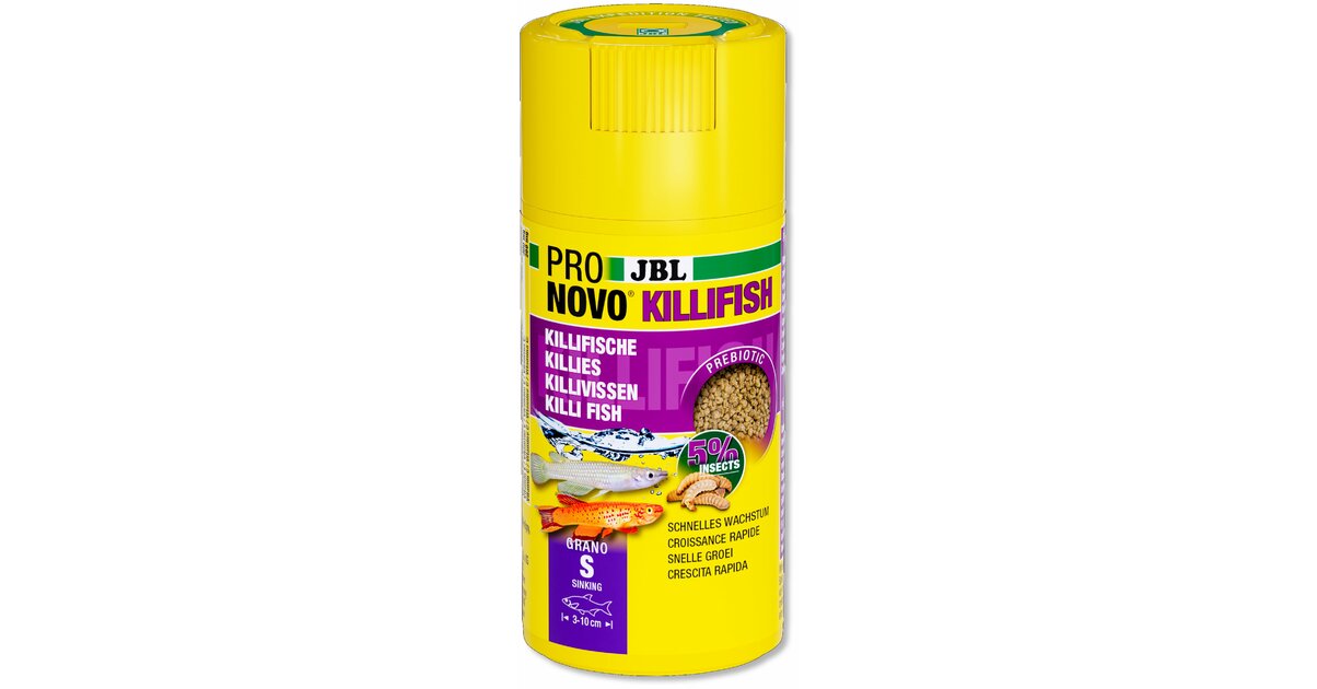 JBL ProNovo KilliFish Grano S 100 ml Click nourriture en granulés pour ...