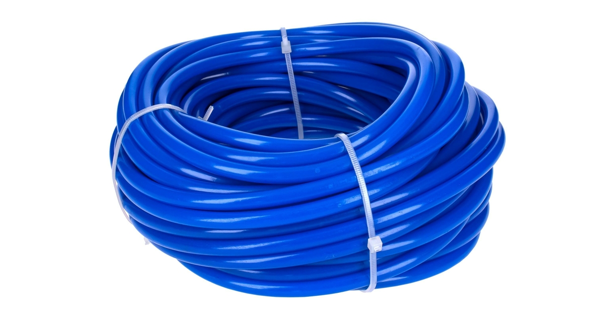 AQUAVIE Tubing Bleu en polyéthylène diamètre 1/4" - Longueur du tuyau ...