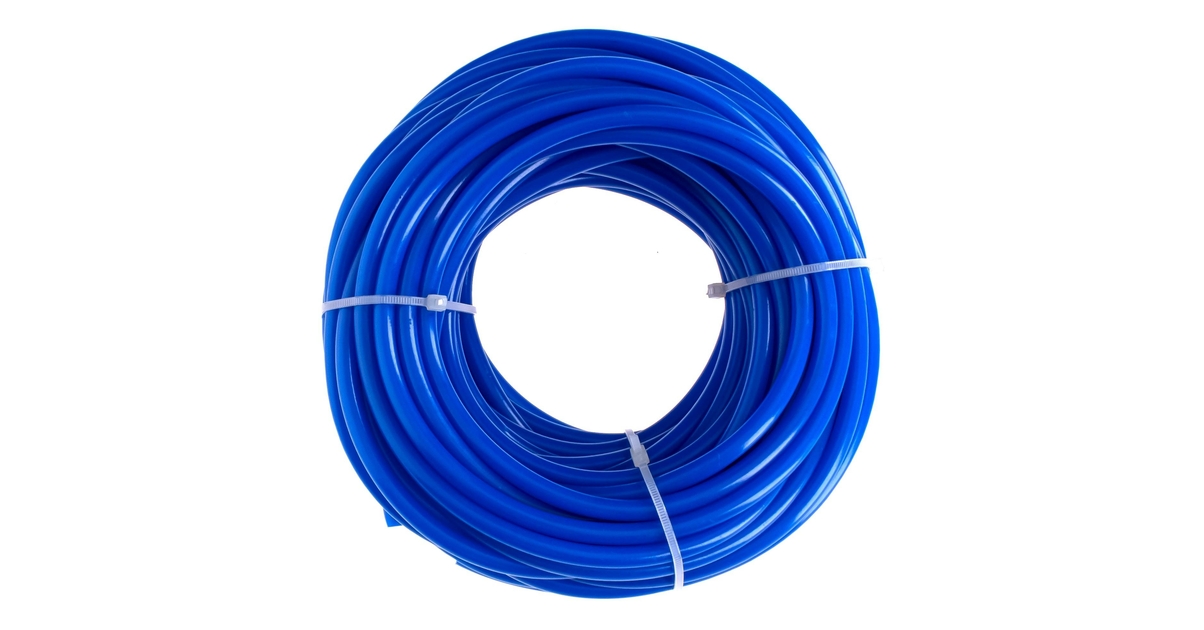 AQUAVIE Tubing Bleu en polyéthylène diamètre 1/4" - Longueur du tuyau ...