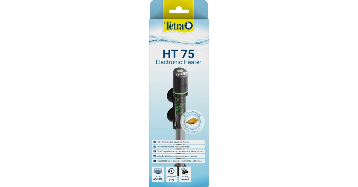 TETRA HT 75 Electronic chauffage 75W pour aquarium de 60 à 100 L avec ...