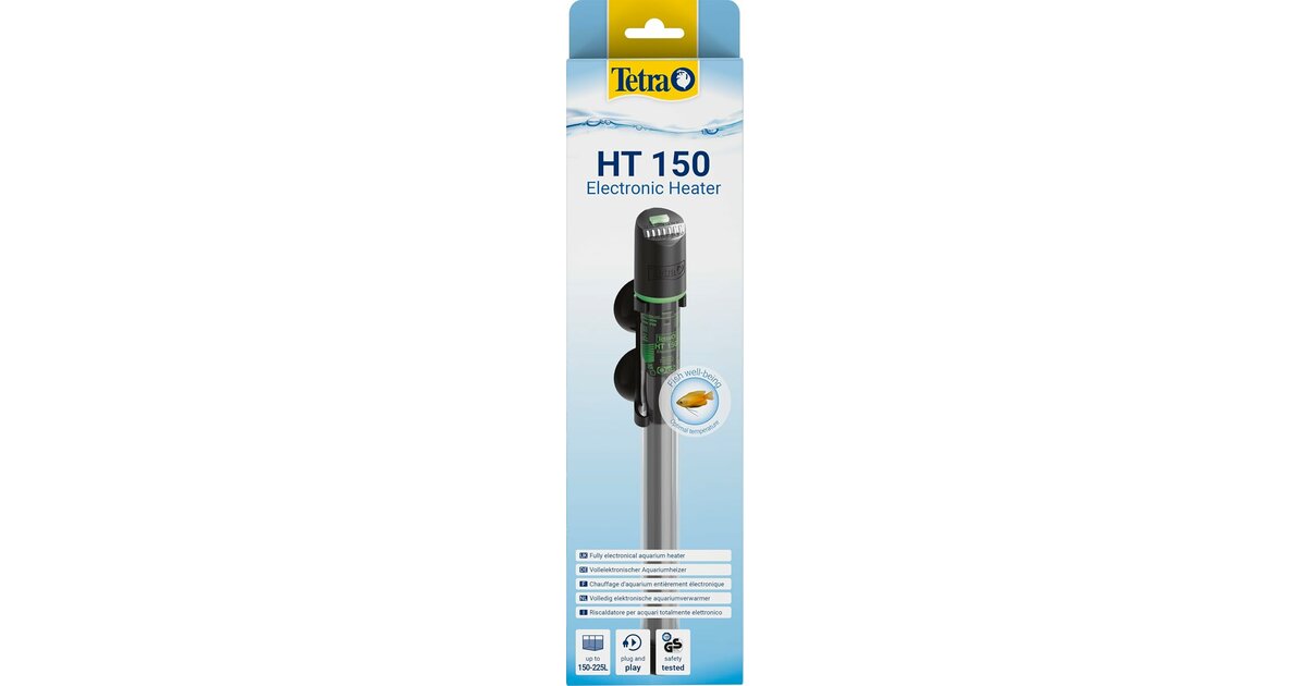 TETRA HT 150 Electronic chauffage 150W pour aquarium de 150 à 255 L ...