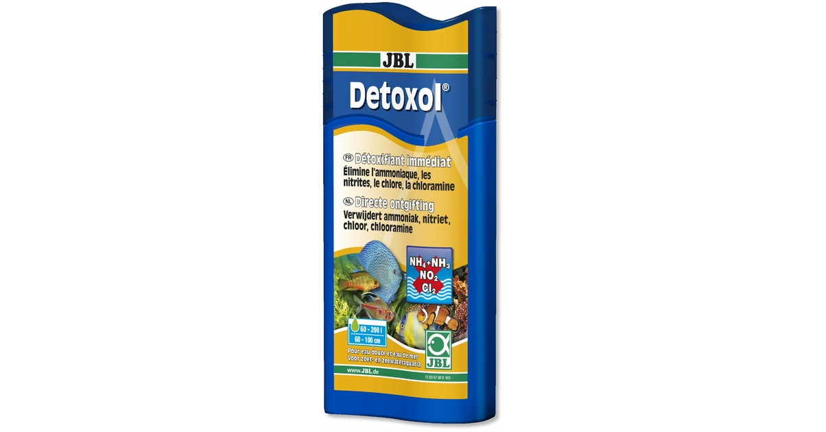 JBL Detoxol 250 ml élimine l'Ammoniaque, les Nitrites, le Chlore, la ...