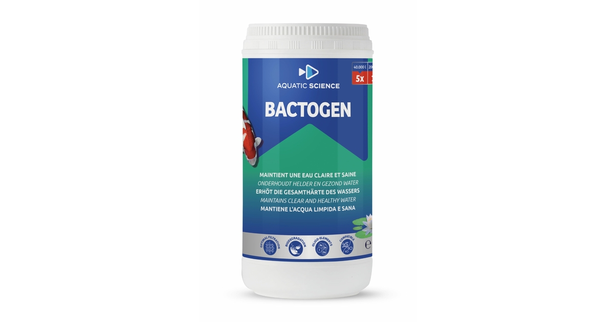 AQUATIC SCIENCE Bactogen 1 Kg concentré de bactéries, minéraux et ...