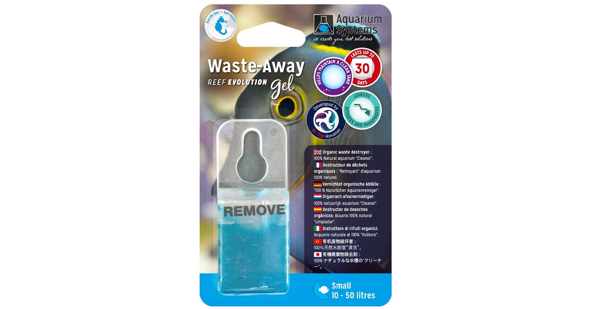 AQUARIUM SYSTEMS Waste-Away Gel Marin Small destructeur de déchets ...