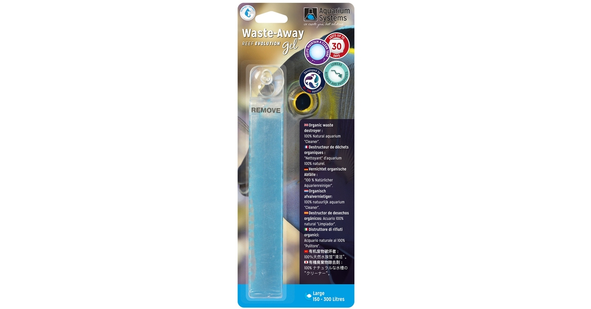 AQUARIUM SYSTEMS Waste-Away Gel Marin Large destructeur de déchets ...