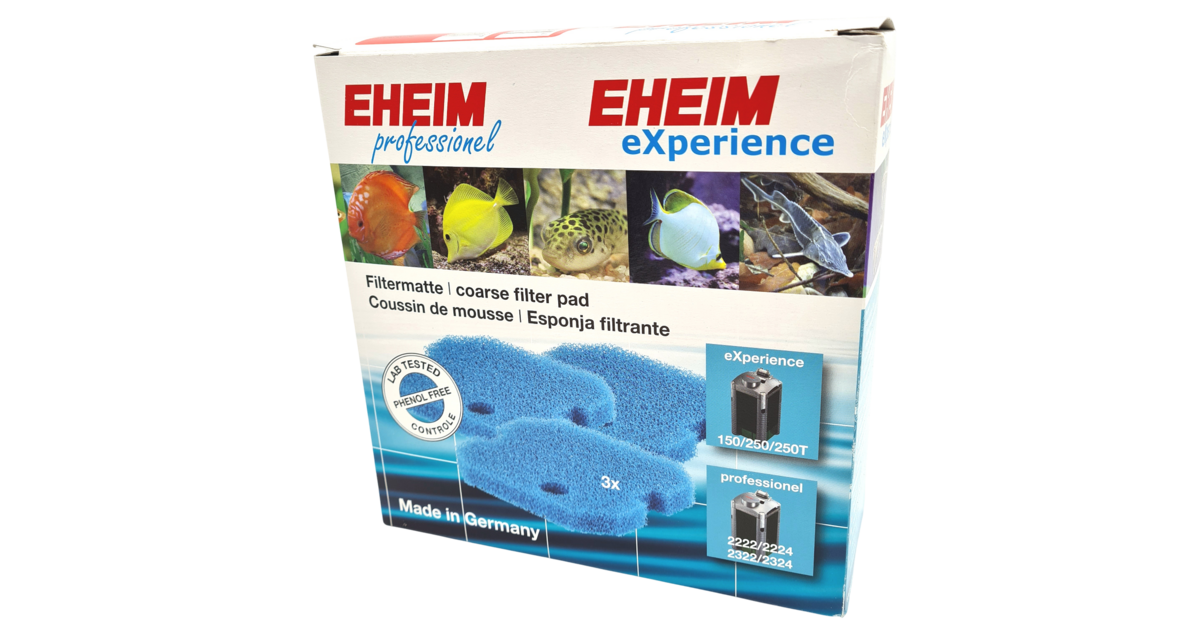 EHEIM 2616221 lot de 3 coussins de mousse bleu pour filtre Eheim 2222 ...