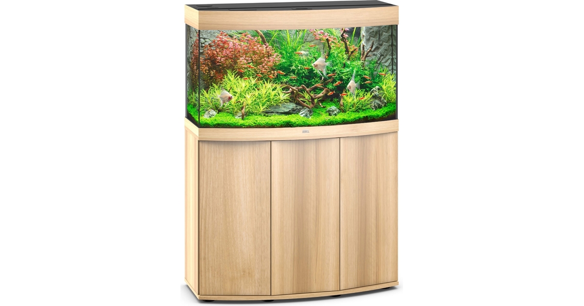 JUWEL Combinaison Vision 180 LED Chêne Clair aquarium panoramique 92 x ...