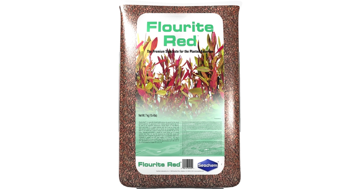 SEACHEM Flourite Red 7 kg substrat nutritif et décoratif de couleur ...