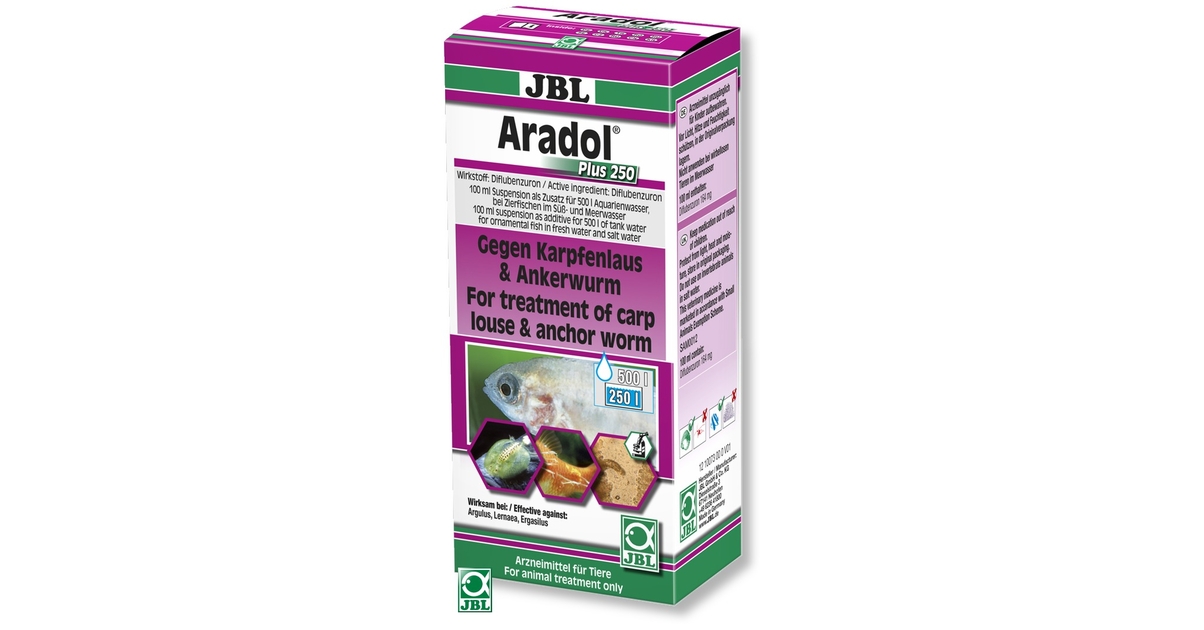 JBL Aradol Plus 250 contre les poux de la carpe, vers ancres et autre ...