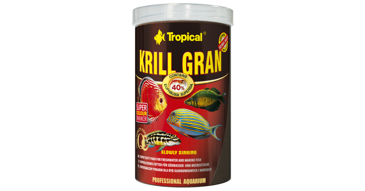 TROPICAL Krill Gran 100ml nourriture en granulées pour poissons d'eau ...