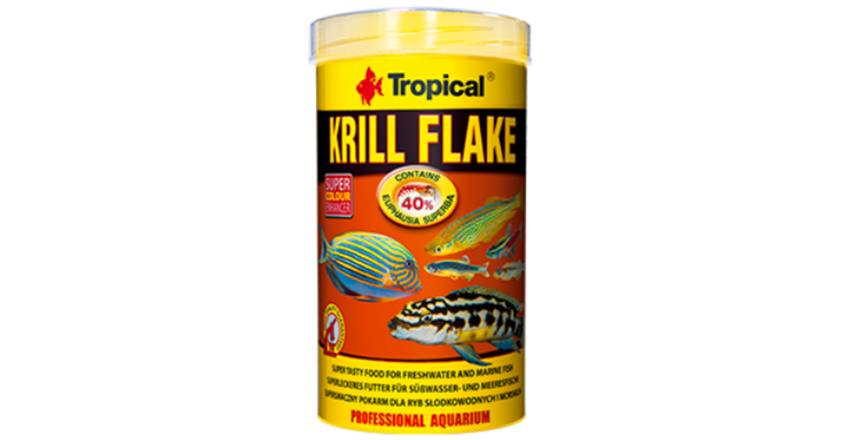 TROPICAL Krill Flake 11L nourriture rehaussant la couleur, avec krill ...