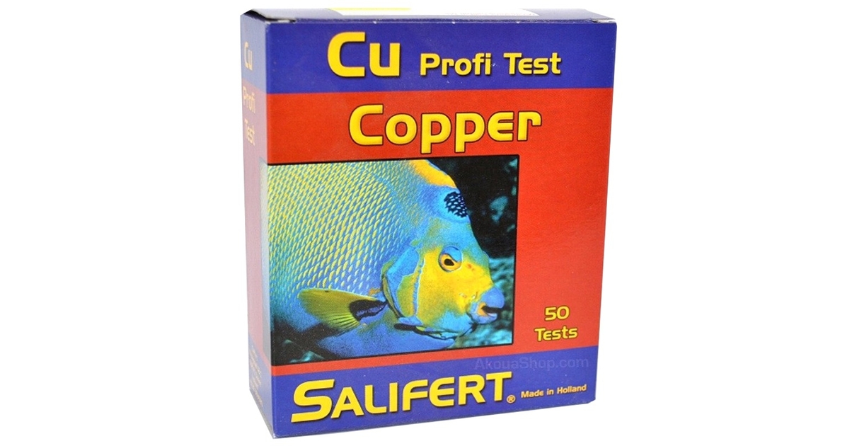 SALIFERT Profi-Test Copper test Cuivre pour aquarium marin - AkouaShop ...