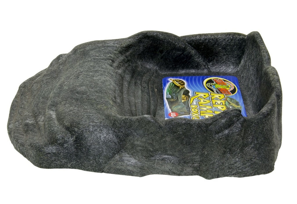 ZOOMED Repti Ramp Bowl Large point d'eau avec plage d'accès idéal pour ...