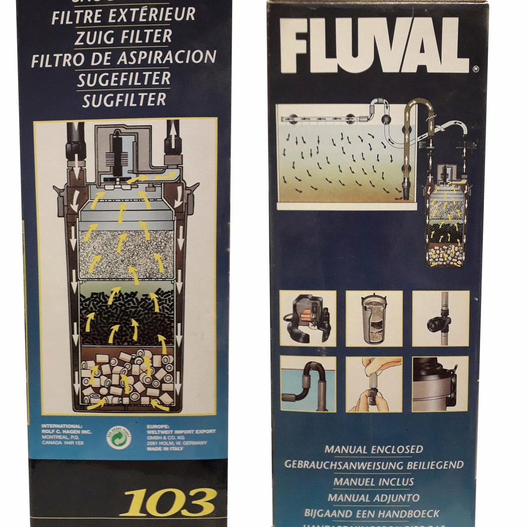FLUVAL 103 filtre externe 390 L/h pour aquarium jusqu'à 100 L - Filtres ...