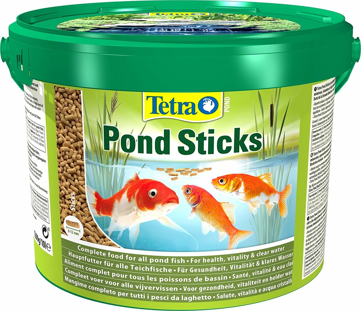 TETRA Pond Sticks 10L aliment complet en sticks pour tous poissons de ...