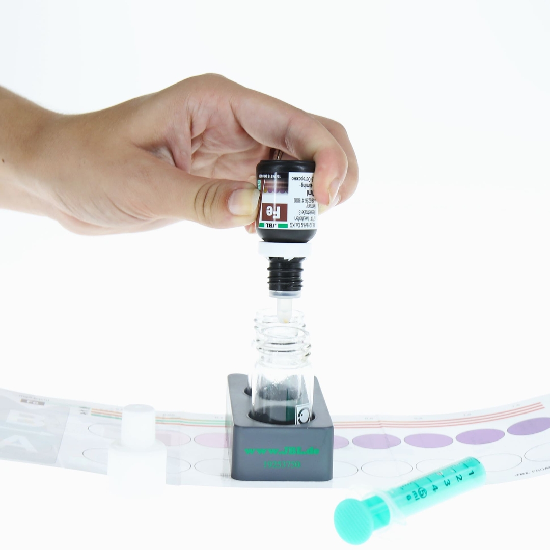 JBL ProAquaTest Fe test Fer pour aquarium d'eau douce, eau de mer et ...