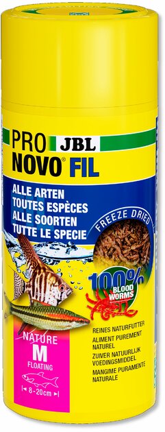 JBL ProNovo Fil 250 ml larves rouges de moustiques pour poissons d ...