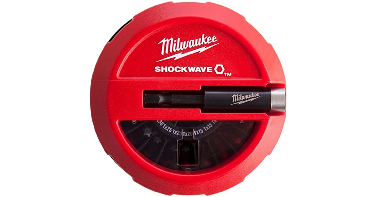 Coffret de 15 embouts puck shockwave impact duty Milwaukee 4932430904 ...