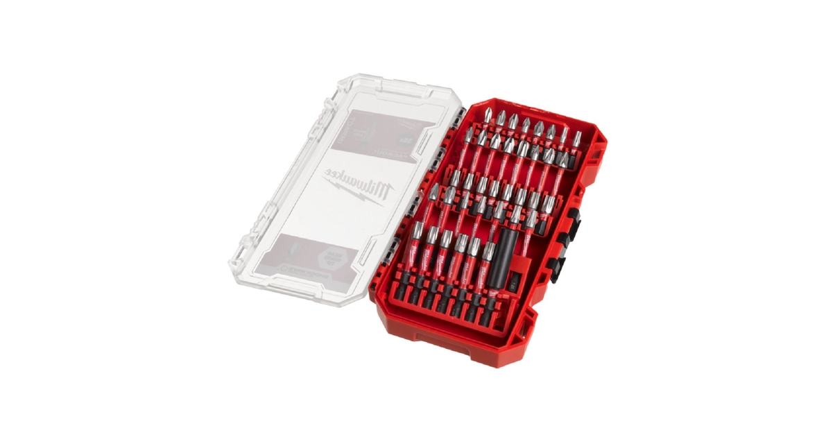 Coffret 38 embouts et douilles schockwave compatible packout Milwaukee ...