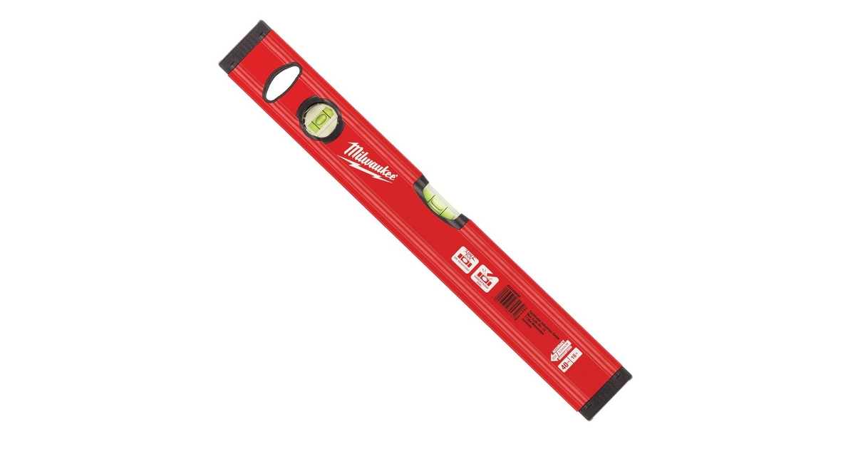 Niveau tubulaire slim 40 magnétique cm Milwaukee 4932464854 - Niveaux ...