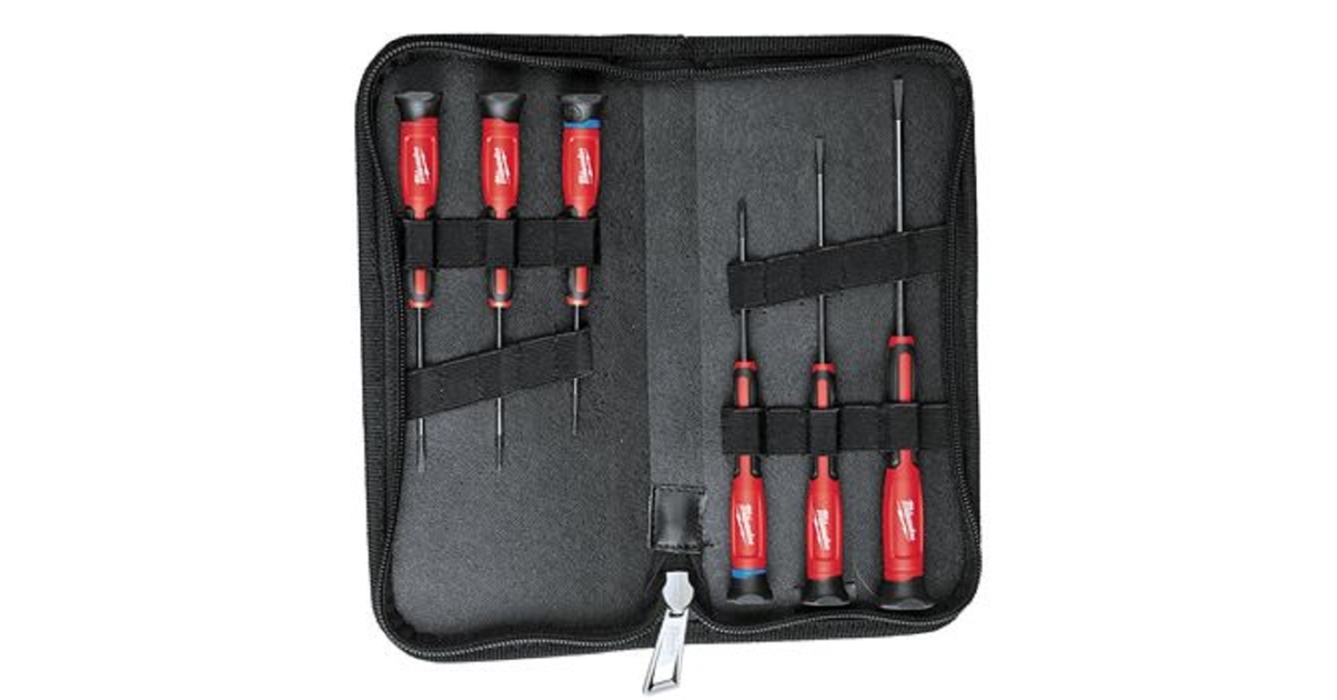 Trousse de 6 tournevis de précision Milwaukee 4932471869 - Tournevis ...