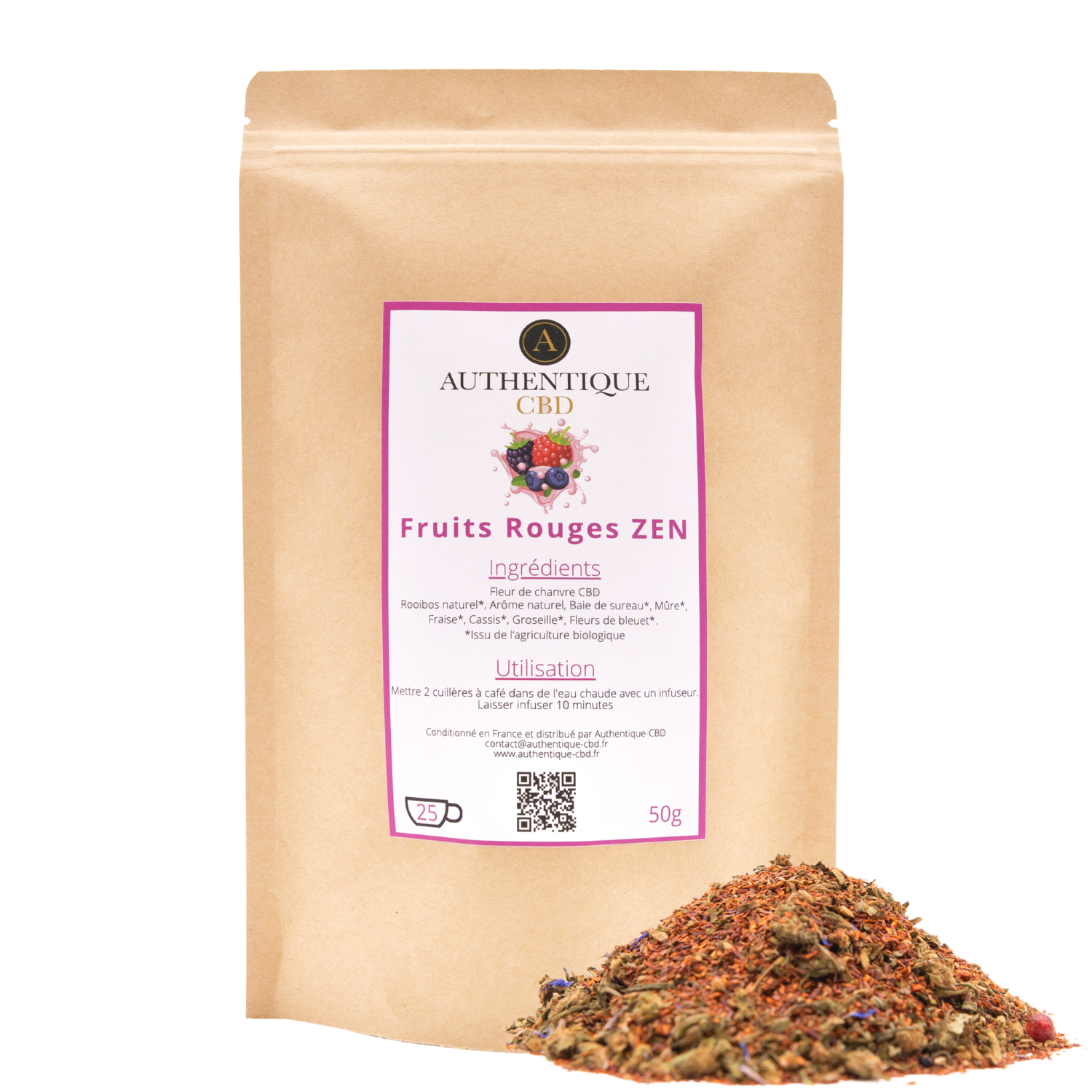 Infusions CBD Bio - Tisanes au Chanvre 100% Naturelles - Authentique-CBD