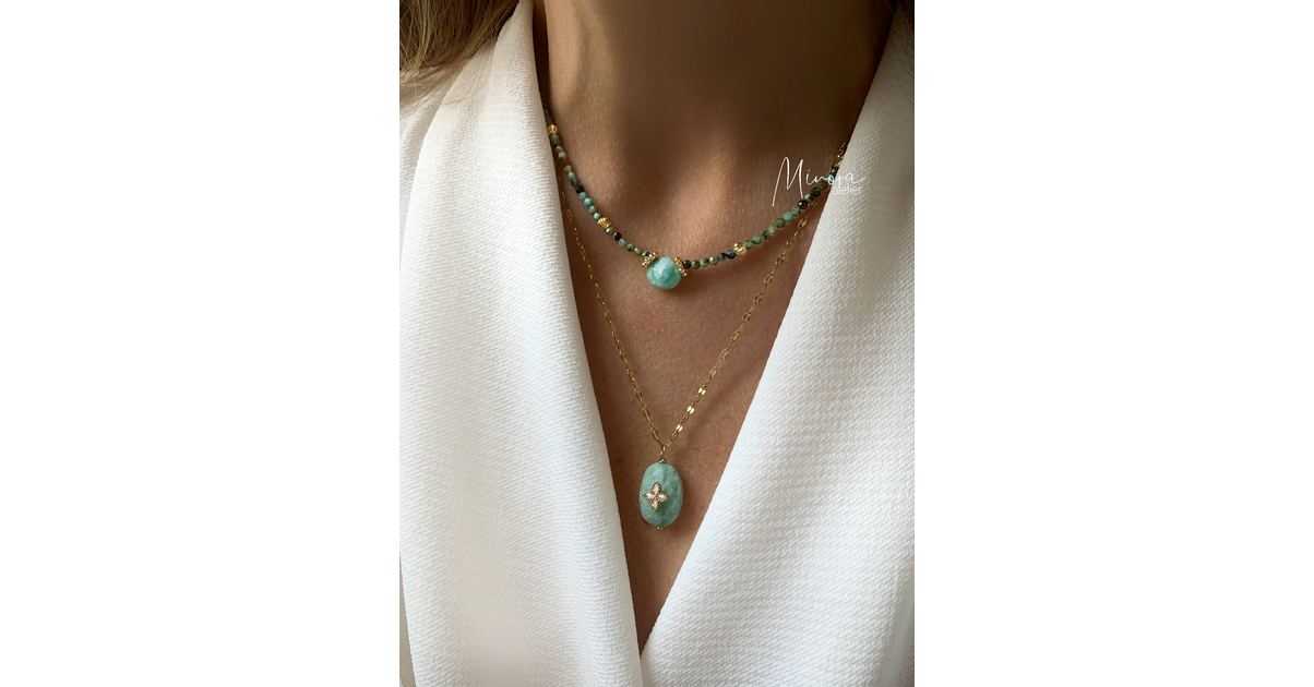 COLLIER ZOE - Les colliers/Les pierres - Minora Atelier