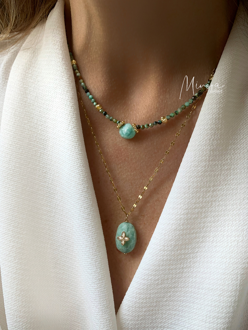 COLLIER ZOE - Les colliers/Les pierres - Minora Atelier