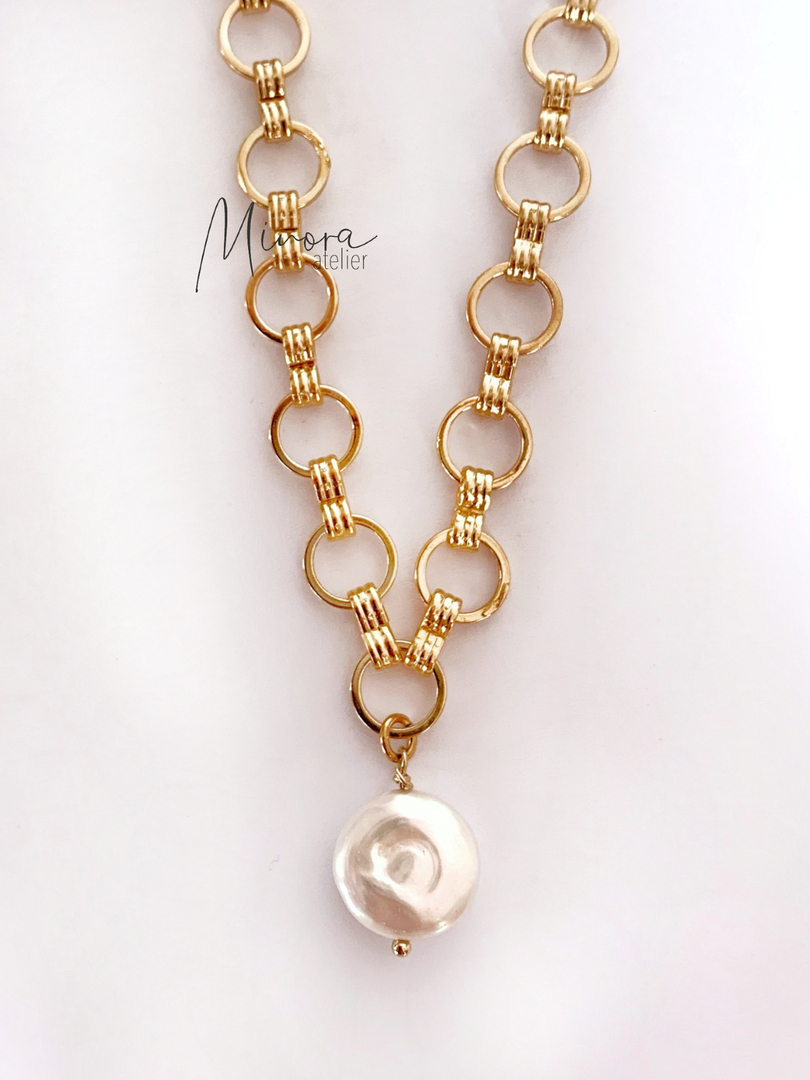 COLLIER PIPPA EAU DOUCE - Les colliers/Les chaines - Minora Atelier