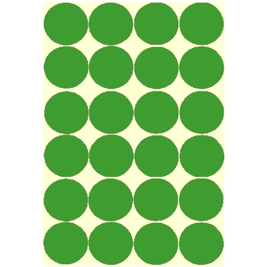 24 grosses gommettes vertes 30mm - Gommettes Enfants/Gommettes ...