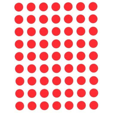 Gommettes Maternelle - GommettesRondes Rouge - magommette