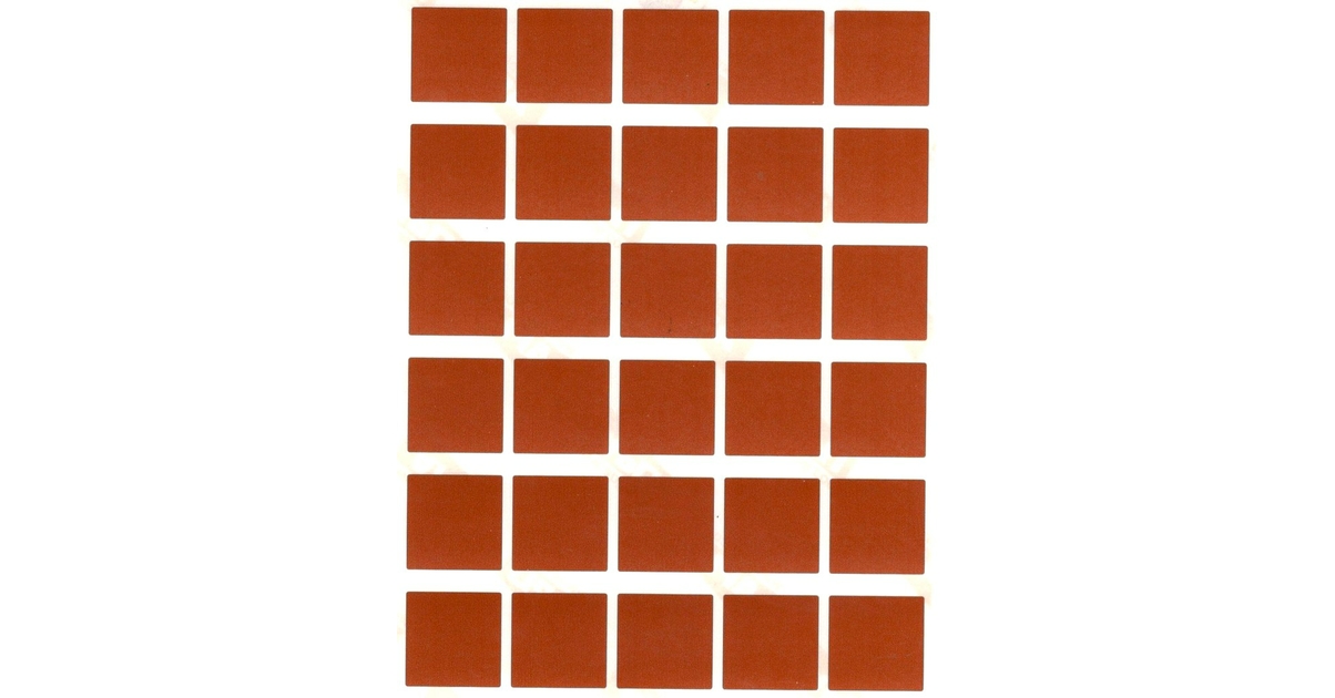 30 gommettes carrées 2 cm X 2 cm Marron - Gommettes Géométriques ...